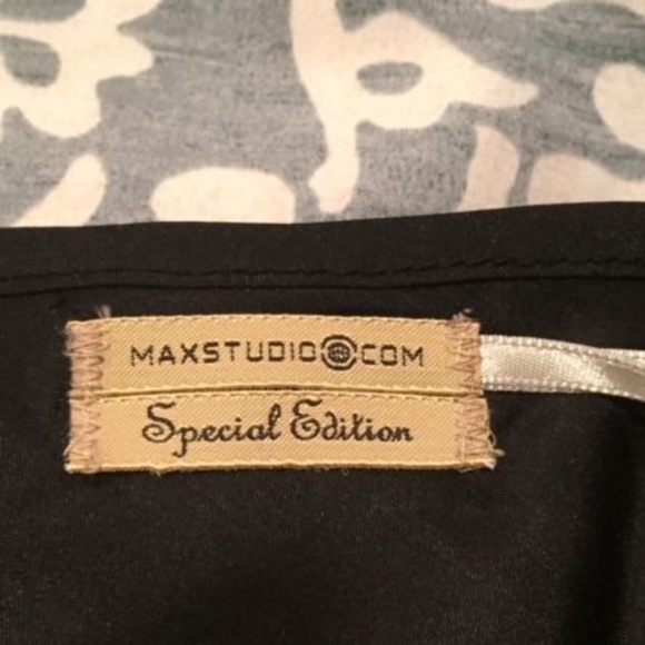 Max Studio | Dresses | Max Studio Special Edition Black Dress Xs | Poshmark